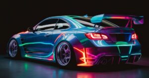 Custom Car Ambient Lighting Installation